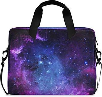 HMZXZ Sacoche pour ordinateur portable de 13 à 14 et 15,6 pouces avec motif étoiles et nébuleuse
