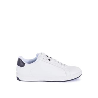 Paul Smith Wei&szlig;e Leder-Sneaker mit Schn&uuml;rung - - Shoes - Herren - Wei&szlig; - 46 EU