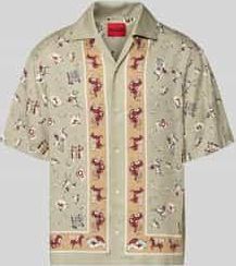 HUGO BOSS Oversized Freizeithemd aus reinem Lyocell Modell ESPINO