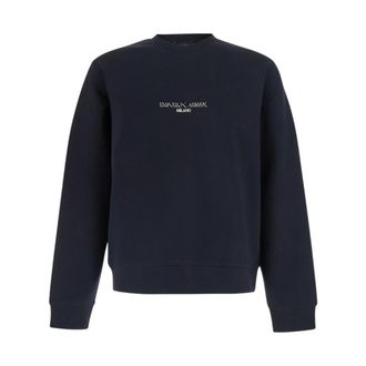 Emporio Armani Rundhals-Sweatshirt - - Sweatshirts & Hoodies - Herren - Blau - XL