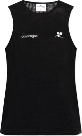 Courr&egrave;ges Homme, Tops, Noir, Taille: XL Top sans manches perfor&eacute;
