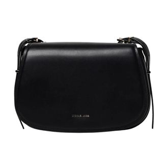 Michael Kors Schwarze Leder Crossbody Schultertasche - - Bags - Damen - Schwarzk - ONE SIZE