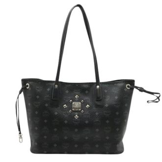 MCM Pre-owned Visetos Shoulder Tote Bag - - Pre-owned - Damen - Schwarzk - ONE SIZE