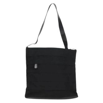 Ferragamo Pre-owned Canvas Schultertasche - - Pre-owned - Damen - Schwarzk - ONE SIZE