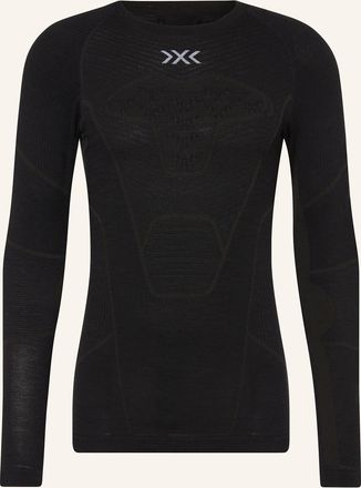 X Bionic X-Bionic Funktionsw&auml;sche-Shirt Symbio Merino Aus Merinowolle schwarz
