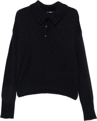 Roberto Collina Pull Col Rond - Bleu