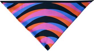 Dries Van Noten Femme, Accessoires, Multicolore, Taille: ONE Size Foulard en soie &agrave; motif g&eacute;om&eacute;trique