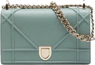 Dior Pre-owned Cuir sacs-dior - Femme - Pre-owned - Bleu - Taille: ONE Size