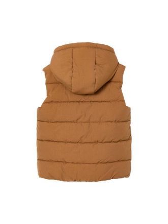 Vertbaudet Steppjacke Steppweste mit Kapuze Jungen, Recycling-Polyester