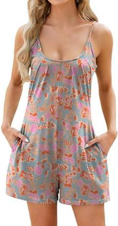 Generic Combinaison noire pour femmes sortant baggy insert barboteuse pour femmes grande taille jambe large combinaison dames combinaisons femmes taille 42 ba