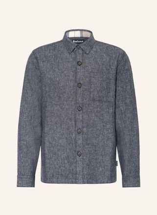 Barbour Overshirt Stillwater Mit Leinen blau