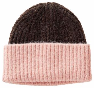 Benetton Damen Berretto 6nwbda01l Winter-Zubeh&ouml;r-Set, braun, L