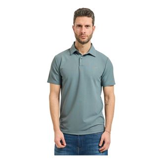 Guess Homme, Tops, Bleu, Taille: S Polo avec logo brod&eacute;
