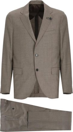 Lardini Homme, Costumes, Brun, Taille: 2XL Single Breasted Suit