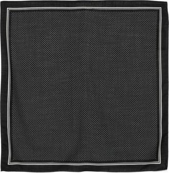 Cenere GB Schal mit Polka Dots - Schwarz