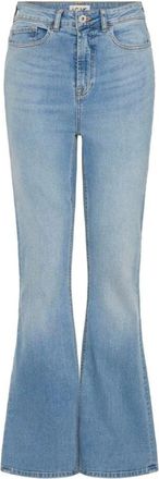 Ichi Ichi, Femme, Jeans, Bleu, Taille: W34 Twiggy Flared High Waist Jeans