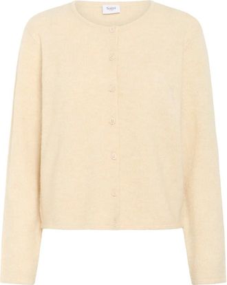 Saint Tropez LarnaSZ Cardigan - Femme - Pulls - Beige - Taille: 46 FR