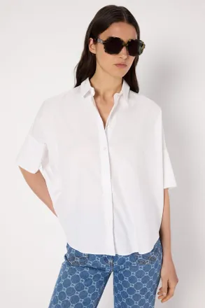 Gerard Darel Chemise en coton oversize - NARA - Blanc