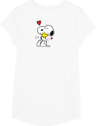 Peanuts Valentine Snoopy und Woodstock Lots of Love T-Shirt