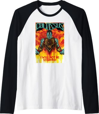 MARVEL X-Men I Will Not Be Stoped! Colossus Classic Suit Raglan