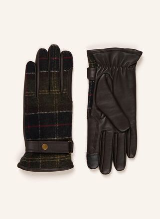 Barbour Lederhandschuhe Aubrey gruen