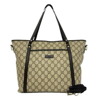 Gucci Sac cabas vintage en toile Pre-owned - Femme - Pre-owned - Brun - Taille: ONE Size