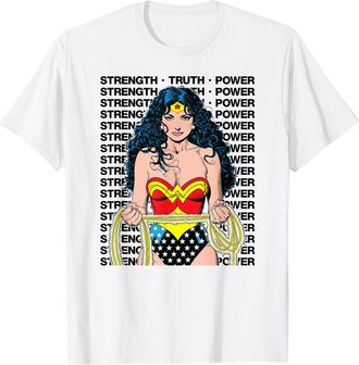 DC Comics Wonder Woman Strength Truth Power T Shirt T-Shirt