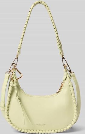 Seidenfelt Manufaktur Half Moon Bag mit Label-Detail Modell LILJENDAL