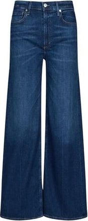 Citizens Of Humanity Jean large Lyra taille haute en coton m&eacute;lang&eacute;