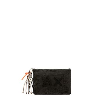 Sun 68 Pochette en velours - Femme - Sacs - Noir - Taille: ONE Size