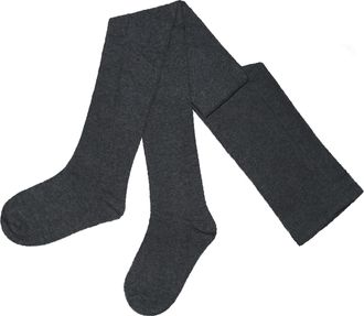 Weri Spezials Damenstrumpfhose Uni Glatte Blickdicht, Baumwolle in mehreren modernen Farben. (36-38, Anthrazit)