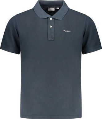 Pepe Jeans London Homme, Tops, Bleu, Taille: S Polo &agrave; Manches Courtes