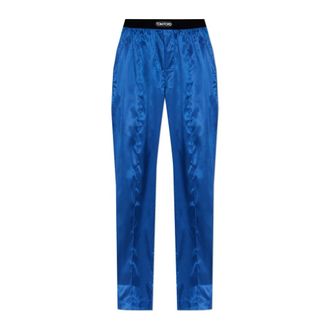 Tom Ford Seiden-Pyjamahose - - Nightwear & Lounge - Herren - Blau - XS