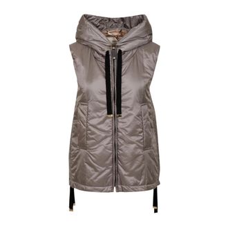 Max Mara Kapuzenweste - - Jackets - Damen - Grau - S