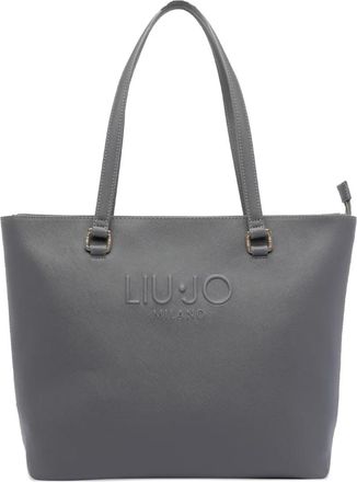 Liu Jo Shopper mit Logo-Prägung - Grau