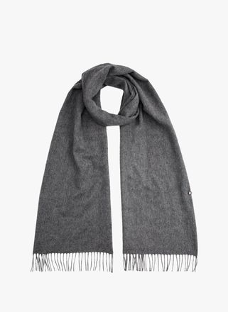 Tommy Hilfiger &Eacute;charpe Hilfiger Flag en cachemire &agrave; franges