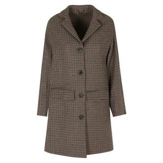 Kiltie Einknopfmantel - - Coats - Damen - Braun - XS