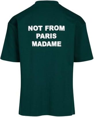 Dr&ocirc;le de Monsieur T-Shirt amples&eacute;rigraphi&eacute; en coton