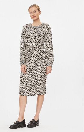 Tommy Hilfiger Kleid f&uuml;r den Alltag WW0WW41020 Beige Regular Fit