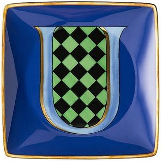 Versace by Rosenthal - Schale, Teller, Sch&auml;lchen - Holiday Alphabet - U - 12 x 12 cm - Porzellan