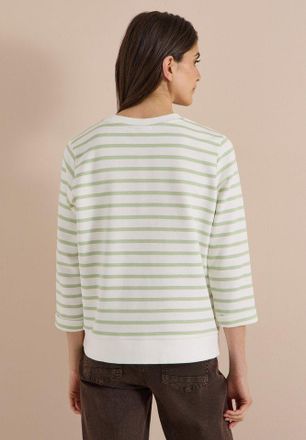 Cecil Sweatshirt mit 3/4 &Auml;rmeln