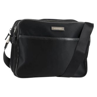 Burberry Pre-owned Nylon schultertasche - - Pre-owned - Damen - Schwarzk - ONE SIZE