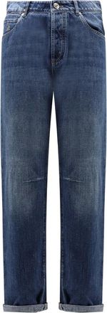 Brunello Cucinelli Homme, Jeans, Bleu, Taille: XL Denim Pants