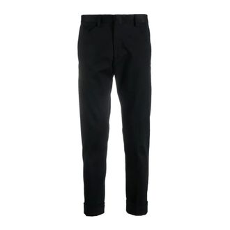 low brand Chinos ajust&eacute;s taille basse - Homme - Pantalons - Noir - Taille: W35