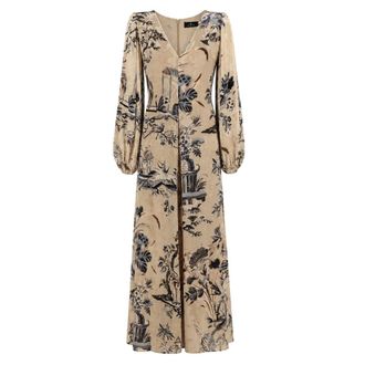 Etro Femme, Robes, Beige, Taille: 42 FR Robe Longue