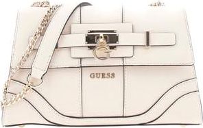 Guess Greyson II Sac à main convertible à rabat pour femme, stone, Taille unique