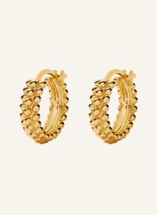 Missoma Missoma Creolen Mini Baya Hoop Earrings By Glambou gold