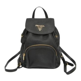 Prada Pre-owned Vit.daino Rucksack - - Pre-owned - Damen - Schwarzk - ONE SIZE