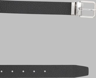 HUGO BOSS Reversible Leather Belt - Black
