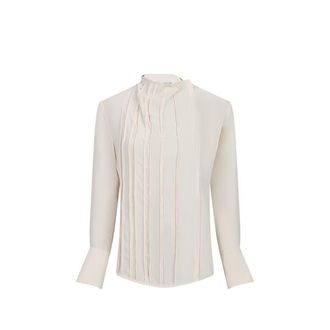 Victoria Beckham Blouse &agrave; fermeture et ourlet asym&eacute;triques